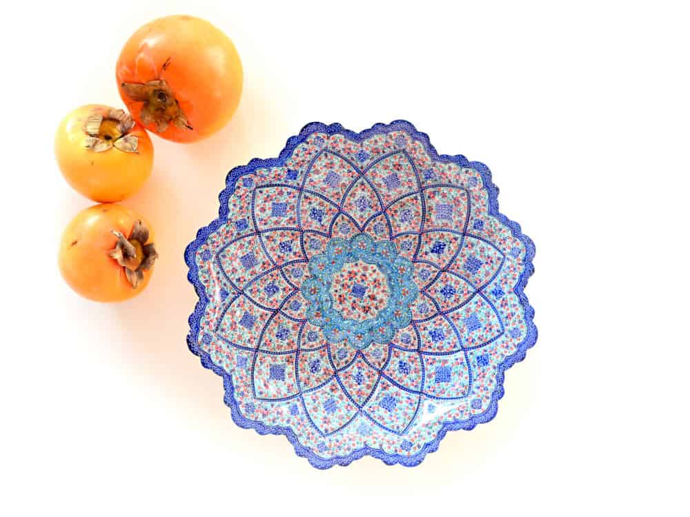 Hand-Painted Enamel Copper Vase - Azar Bazaar - Craft Shop